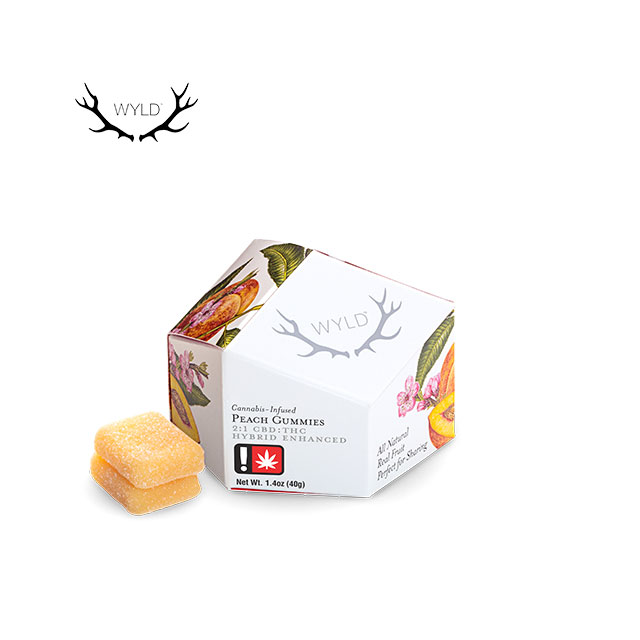 NUG EL-CERRITO | 2:1 PEACH 100MG CBD:THC 10 PACK GUMMIES